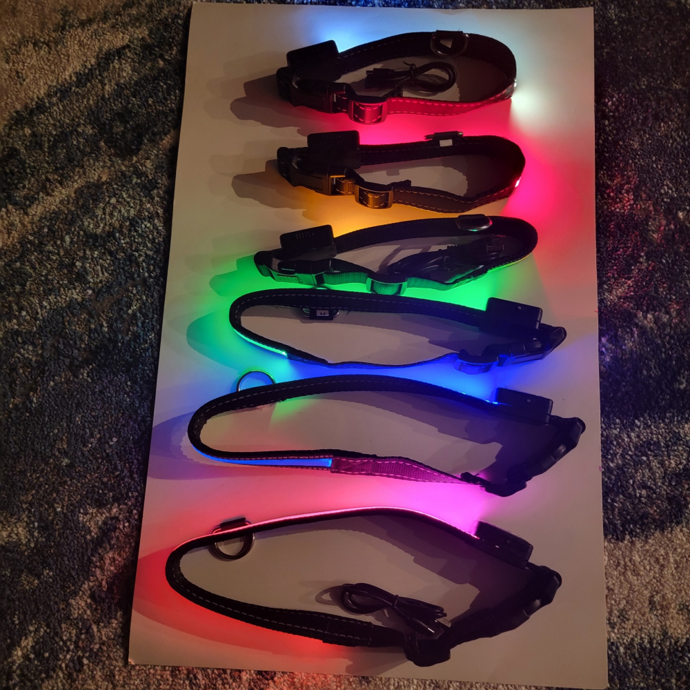 Rechargeable LED lights collar – Leap pharm